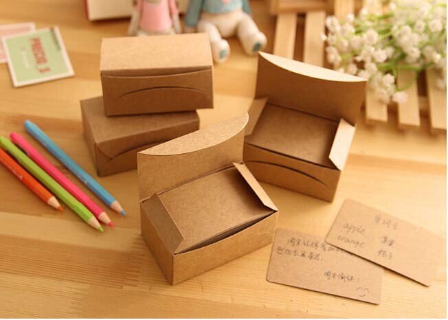 Free ship1lot=6box(600pc100 / box of kraft paper c... – Grandado