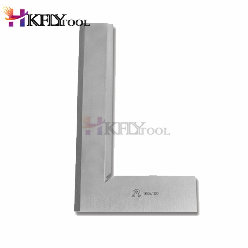 Silver Tone 160x100mm Try Square Ruler Bladed 90 d... – Grandado