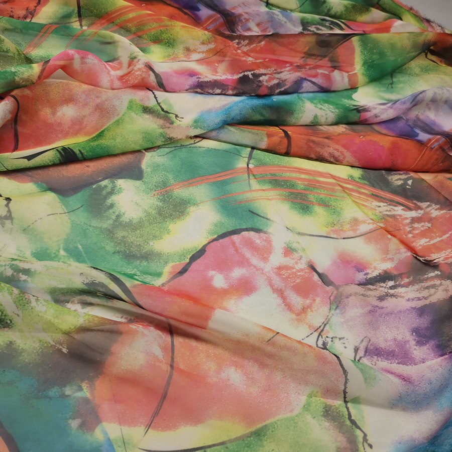 Jurk Dansen Stof Vloeiende 30D Chiffon Kostuum Mat... – Grandado