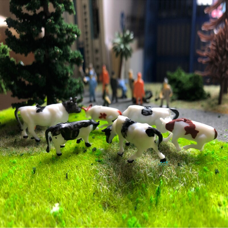 1:87HO Scale Model Cows farm animal landscape mode... – Grandado