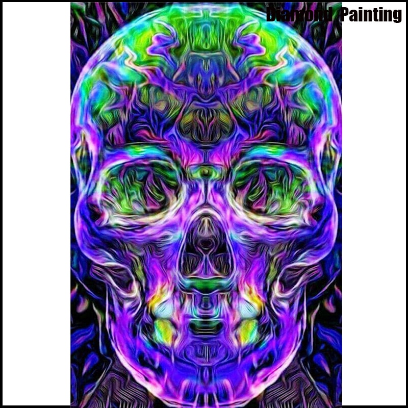 Miaodu Blue Flame Skull 5D DIY Diamond Painting Mo... – Grandado