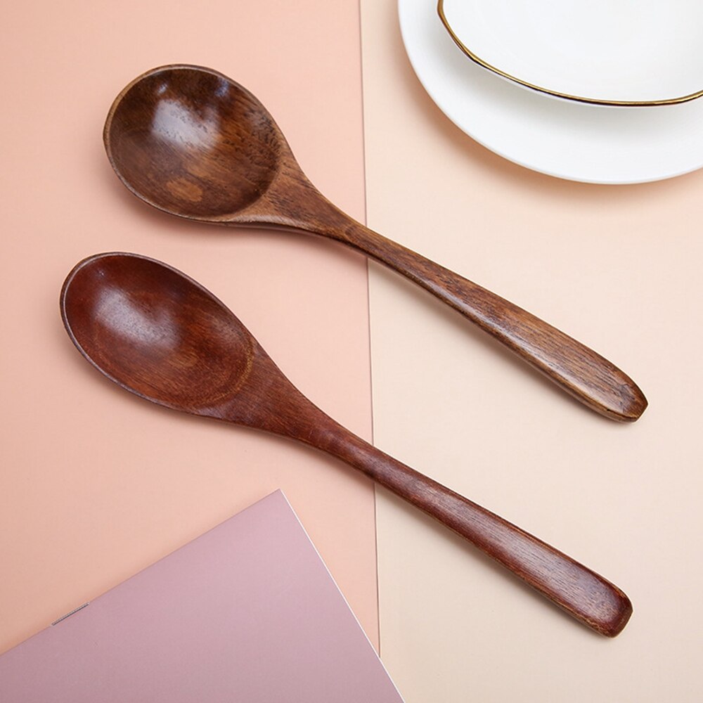Nanmu Japanese Style Wooden Spoon Household Tablew... – Grandado