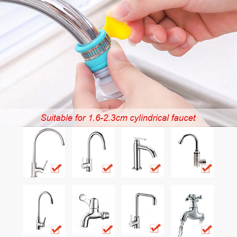 360 Degree Adjustable Water Tap Extension Filter S... – Grandado