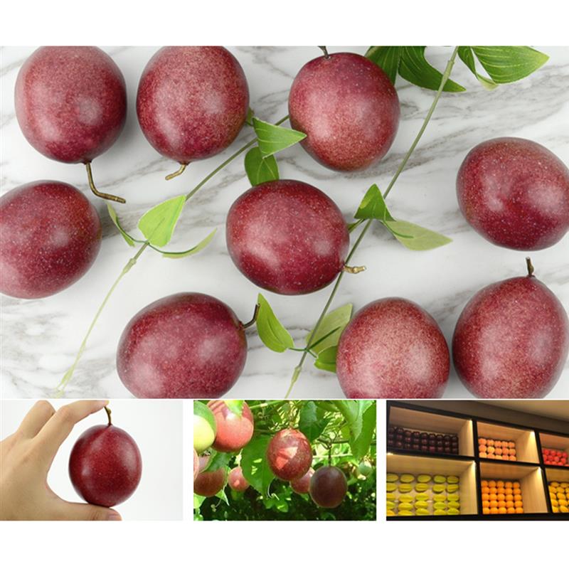 1 Piece Artificial Fruit Decor Lifelike Passion Fr... – Grandado