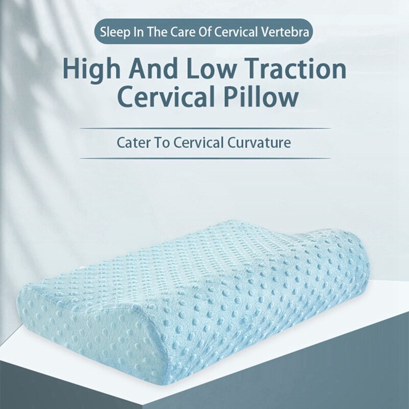 Space Memory Cotton Pillow Bed Orthopedic Pillow F... – Vicedeal