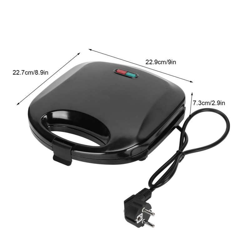 220V 750W Double Sided Electric Sandwich Maker Aut... – Grandado