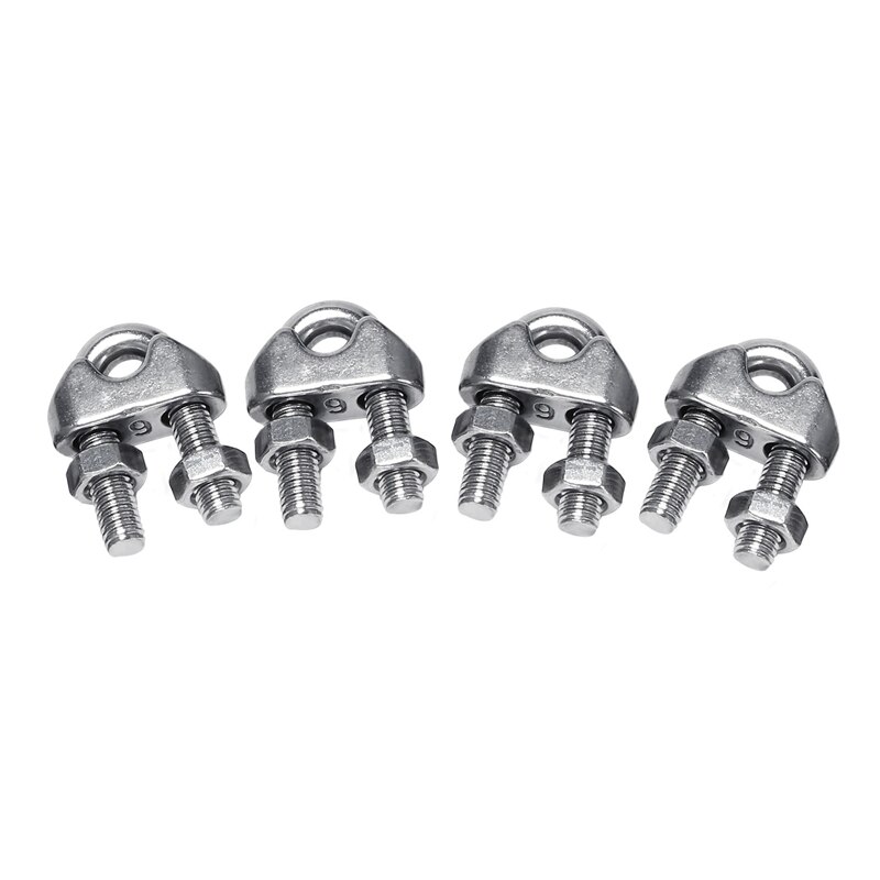 2X M6 1/4 Inch 304 Stainless Steel U-Shape Bolt Sa... – Grandado