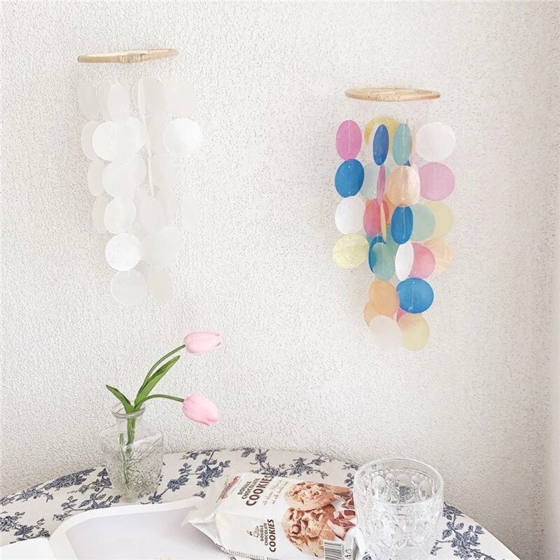 Shell Moon Wind Chime Room Decoration Nordic Hangi... – Vicedeal