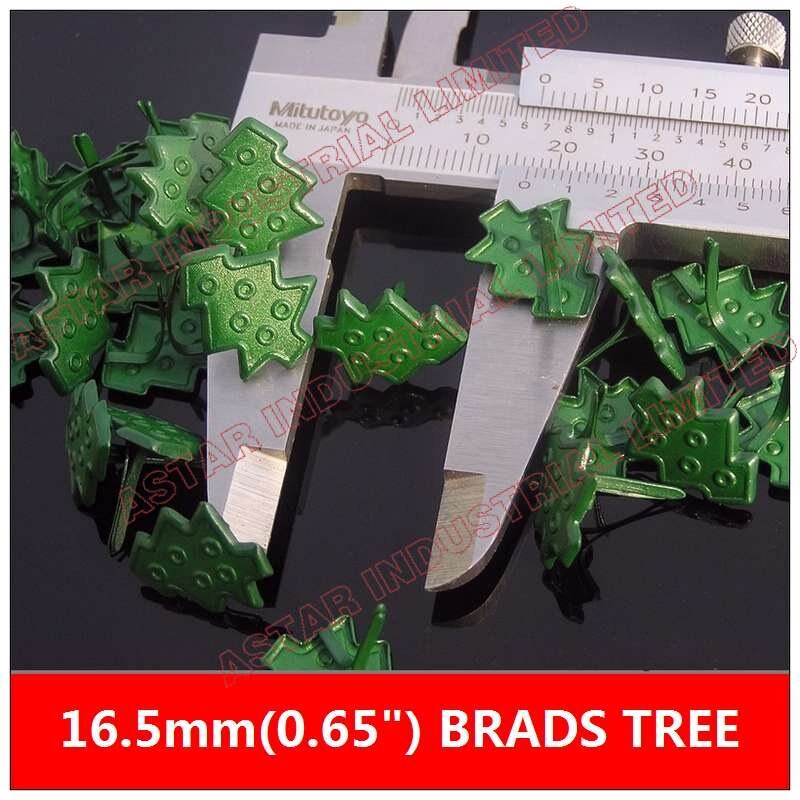 ! 17mm Green leaf metal brad /DIY scrapbook brad/ ... – Grandado