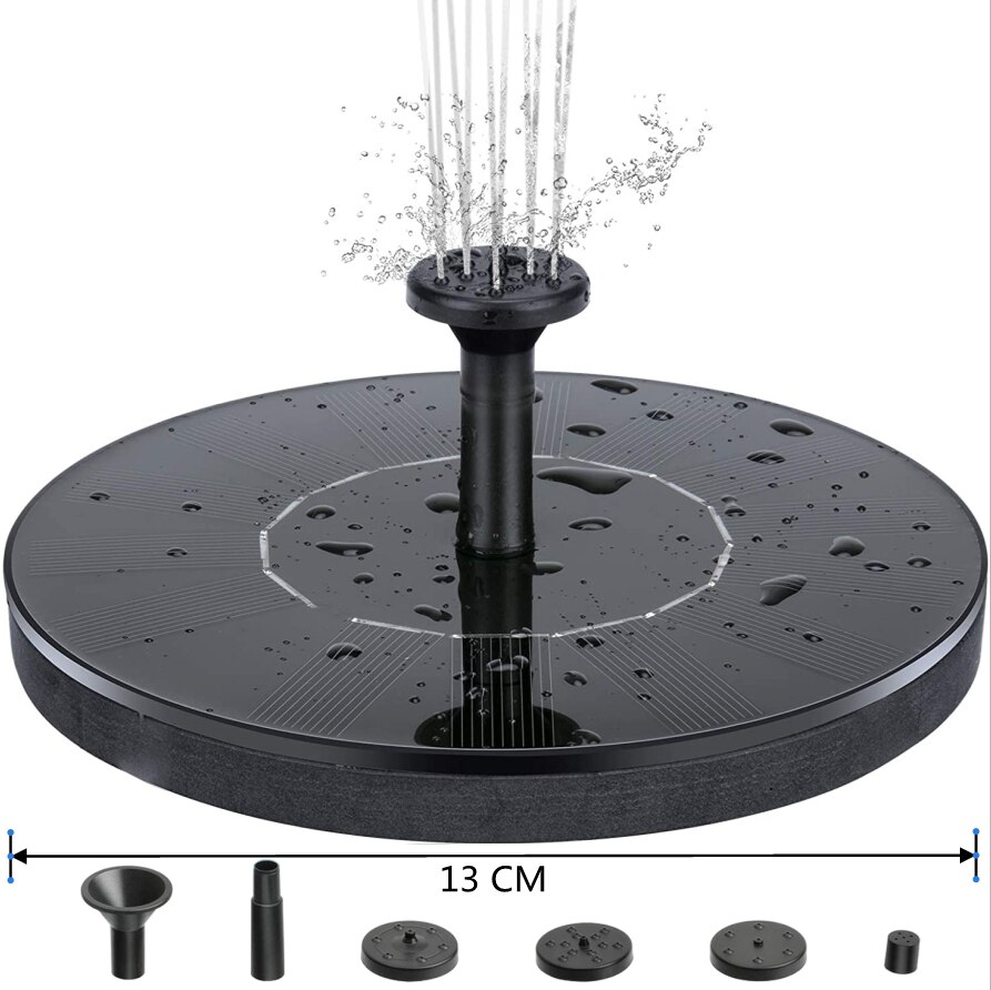 16cm 18cm Solar- Wasser Brunnen Schwimmbad Teich W... – Grandado