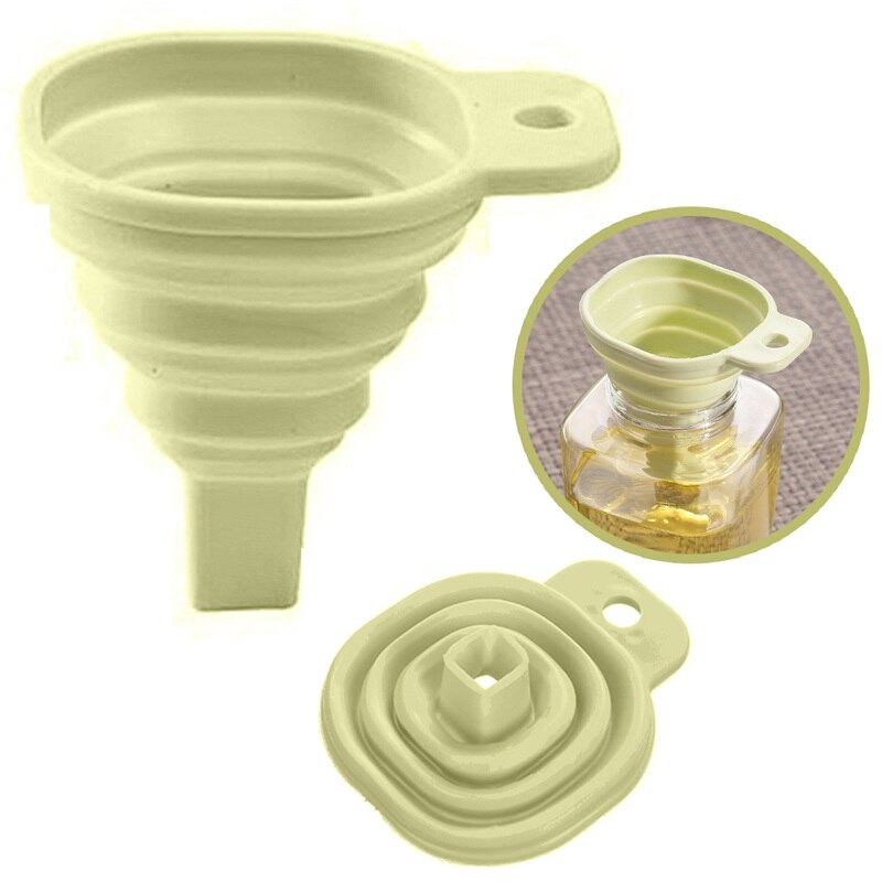 Novelty silicone folding funnel telescopic long Co... – Grandado