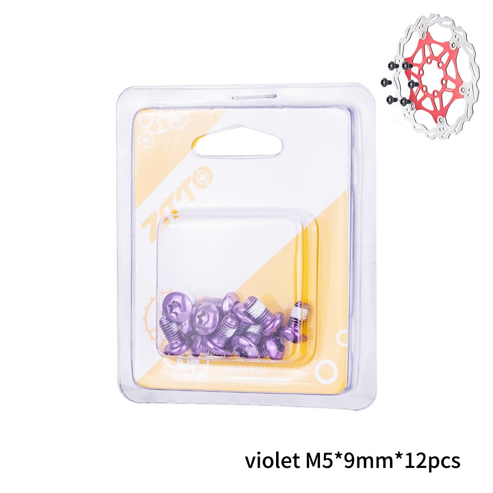 ZTTO 12 pcs MTB Bike Color non-slip disc screw Bic... – Grandado