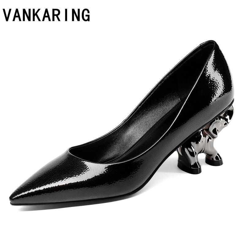 brand shoes woman elephant sculpture heel leather ... – Grandado