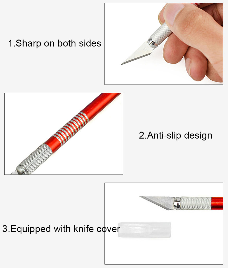 Präzision Hobby Messer Metall Griff für Kunst Hand... – Grandado