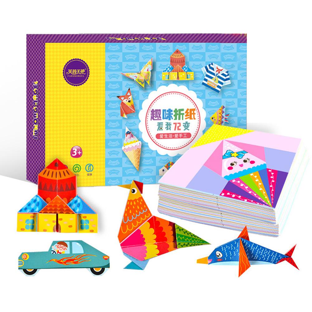 Handmade DIY Three-Dimensional Colorful Origami Ea... – Grandado