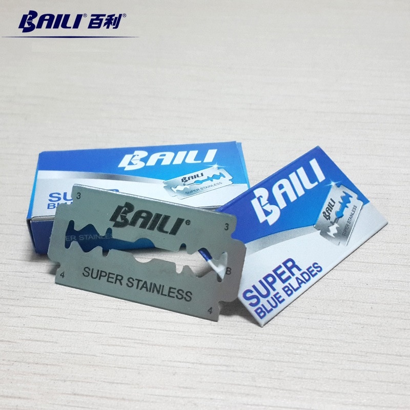 BAILI 200 Pcs Super Safety Razor Blades For Shavin... – Grandado