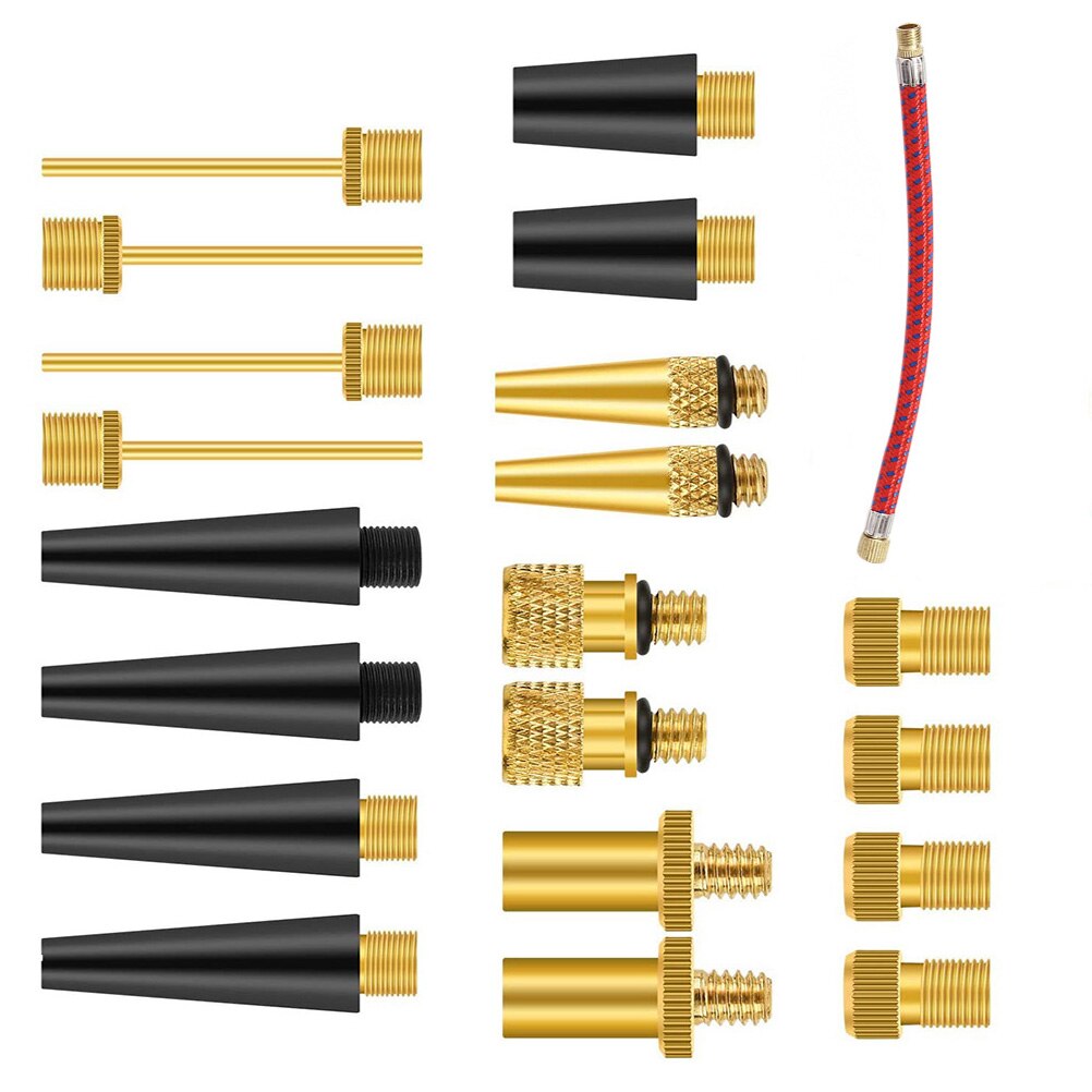 21pcs Bike Tire Adapters Bike Pump Needle Balloon ... – Grandado