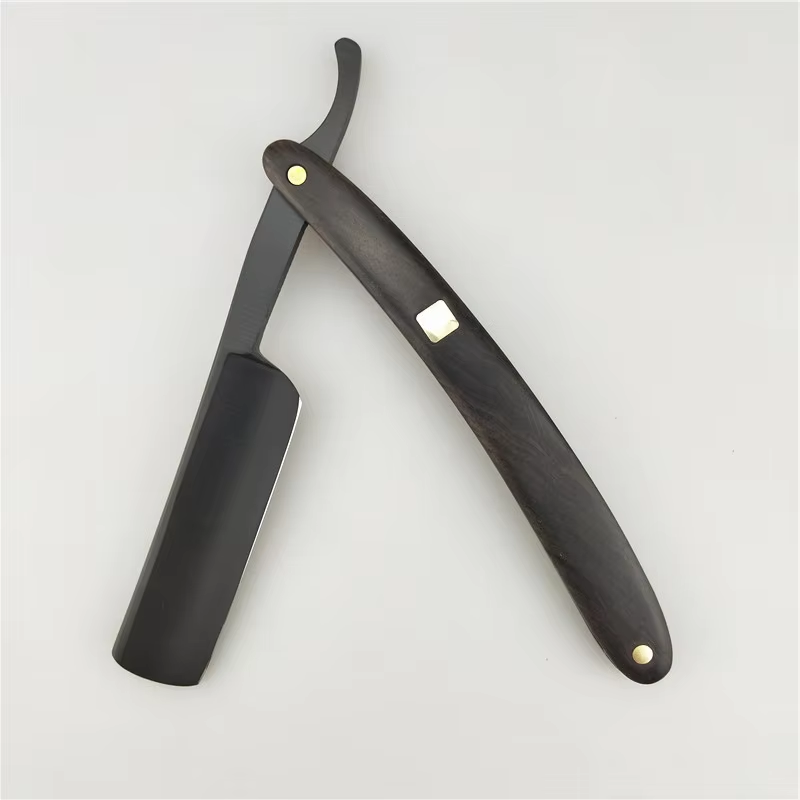 1p Cut Throat Straight Razor Wood Barber Razor Pre... – Grandado