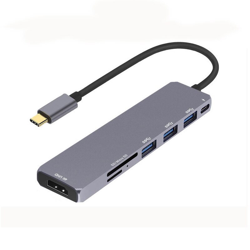 Hub Hdmi 7 In 1 Adapter USB-C Naar Hdmi Docking St... – Vicedeal