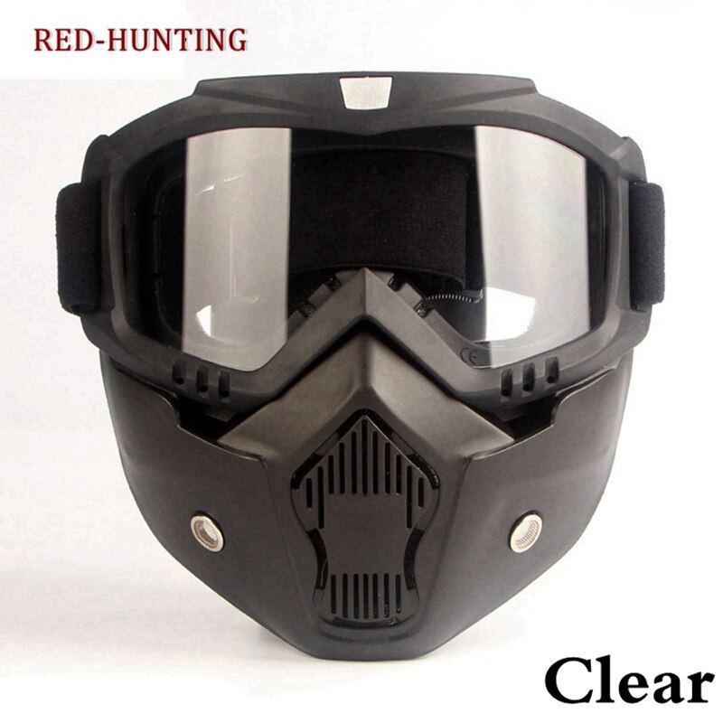 Outdoor Motorcycle Goggles Mask Detachable Goggles... – Grandado