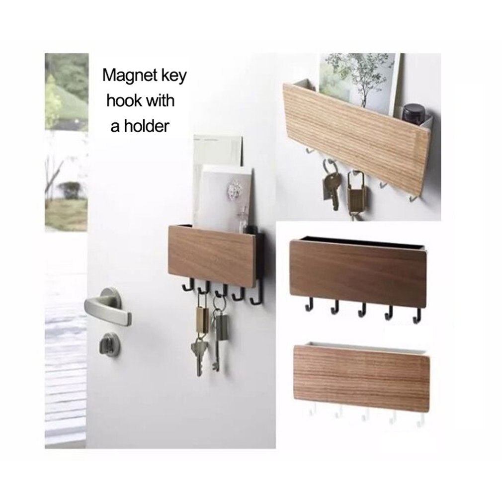 Wall-hung Type Wooden Decorative Wall Shelf Sundri... – Grandado