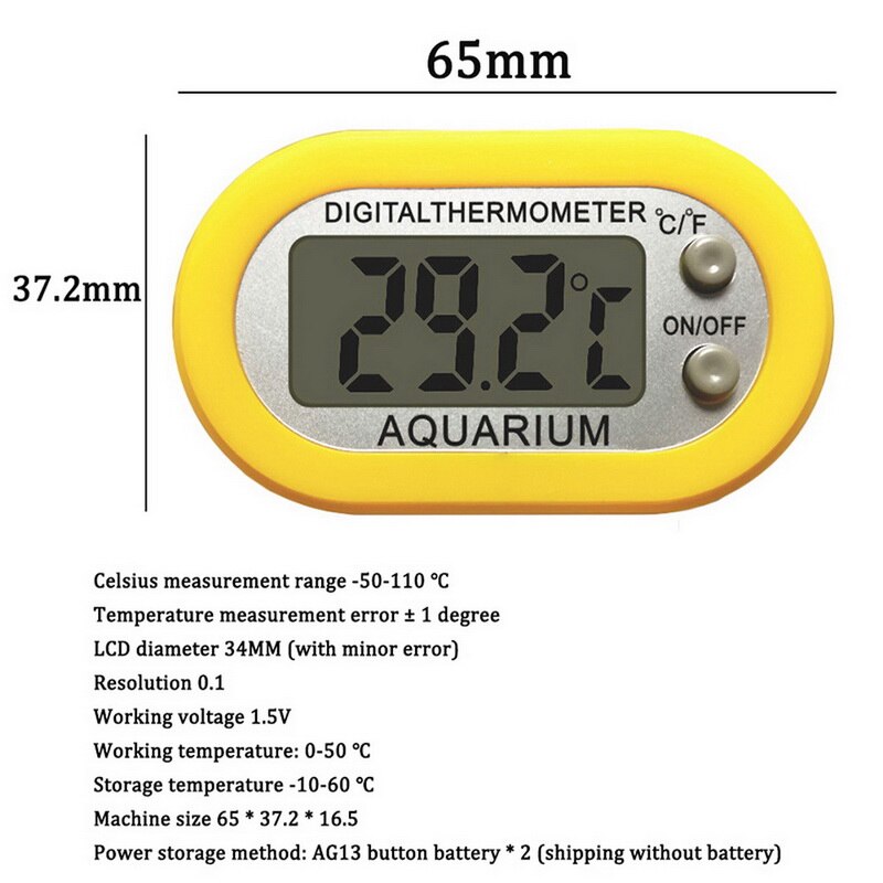 With probe LCD Digital Fish Tank Aquarium Thermome... – Vicedeal