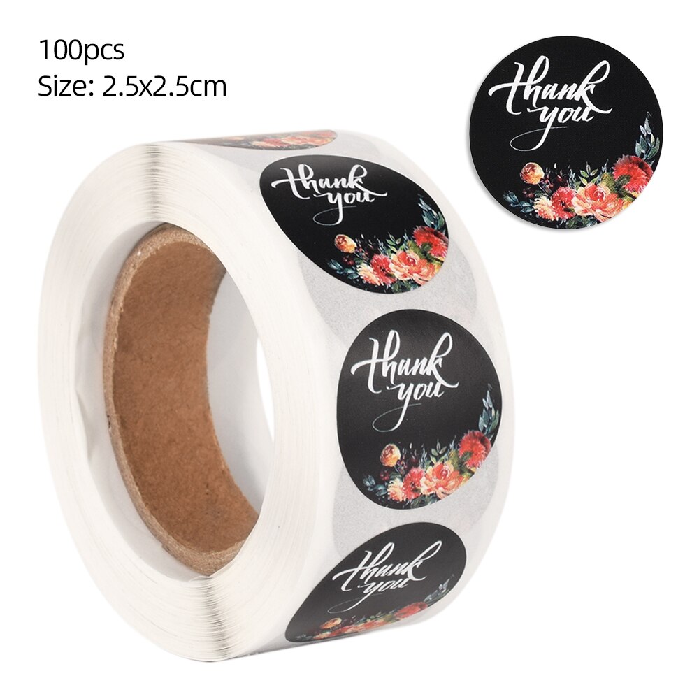 500Pcs/Roll Dank U Stickers Handgemaakte Sticker C... – Grandado