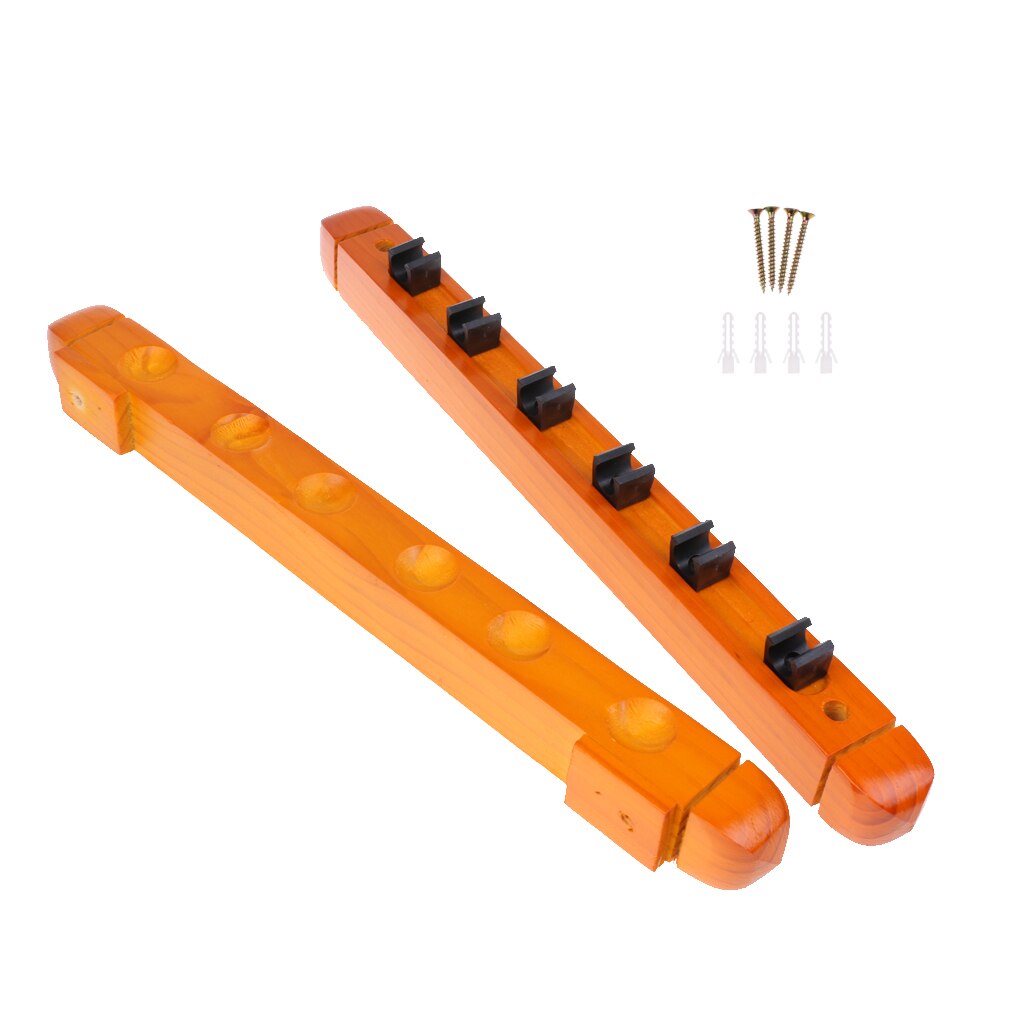 Wooden Billiards Snooker Pool Cue Wall Rack Stick ... – Grandado Wooden Billiards Snooker Pool Cue Wall Rack Stick ... – Grandado