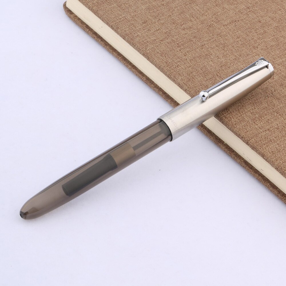 jinhao Silver Transparent color pen plastic classi... – Grandado