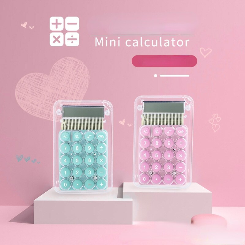 Transparent Calculator Cute Cartoon Pattern Studen... – Vicedeal