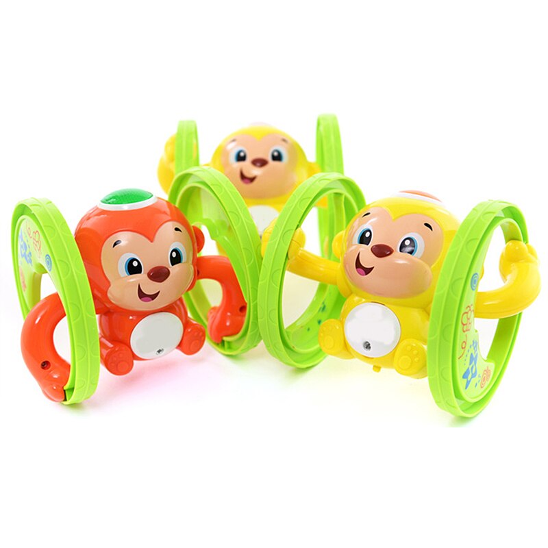 Lovely Baby Cute Monkey Musical LED Light Wind-Up ... – Grandado