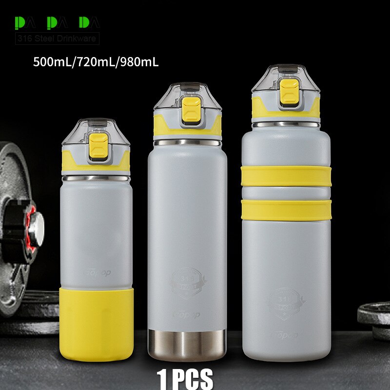 Panpanda 316 Roestvrij Staal Vacuüm Sport Thermos ... – Grandado