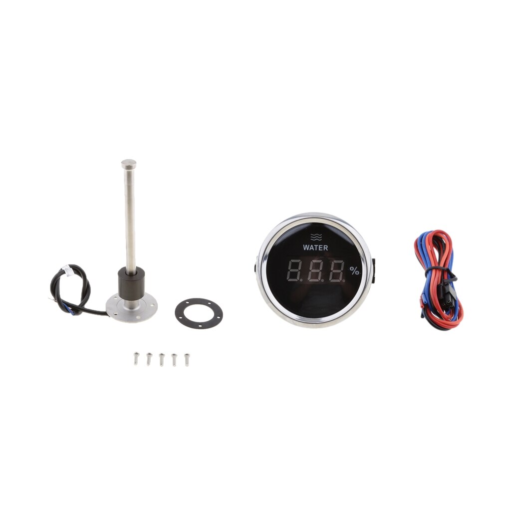 Chrome Marine Digital Water Level Gauge With Silve... – Vicedeal