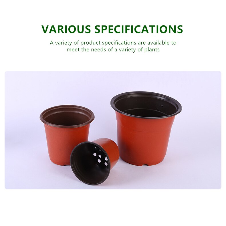50 Stuks Mini Plastic Ronde Bloempot Houder Plante... – Grandado 50 Stuks Mini Plastic Ronde Bloempot Houder Plante... – Grandado