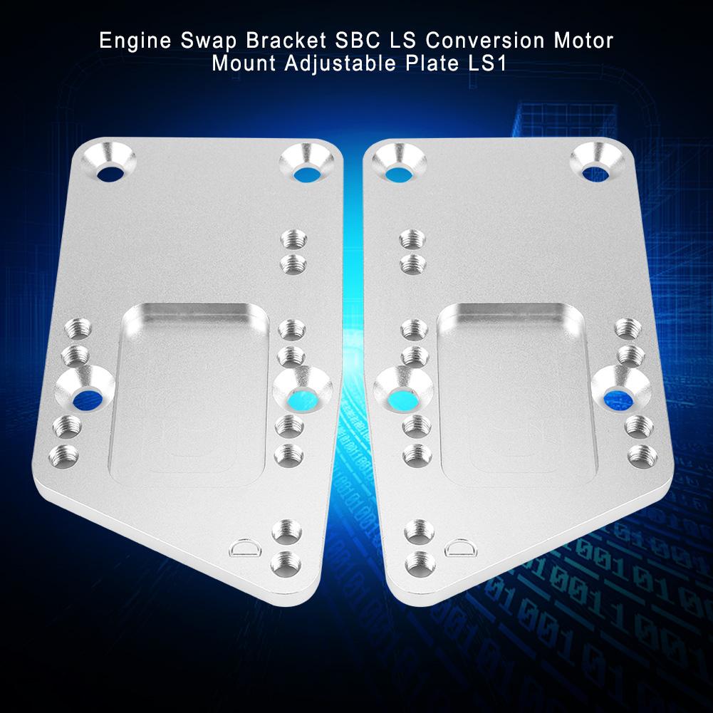 2 Pcs Engine Swap Bracket SBC LS Conversion Motor ... – Grandado