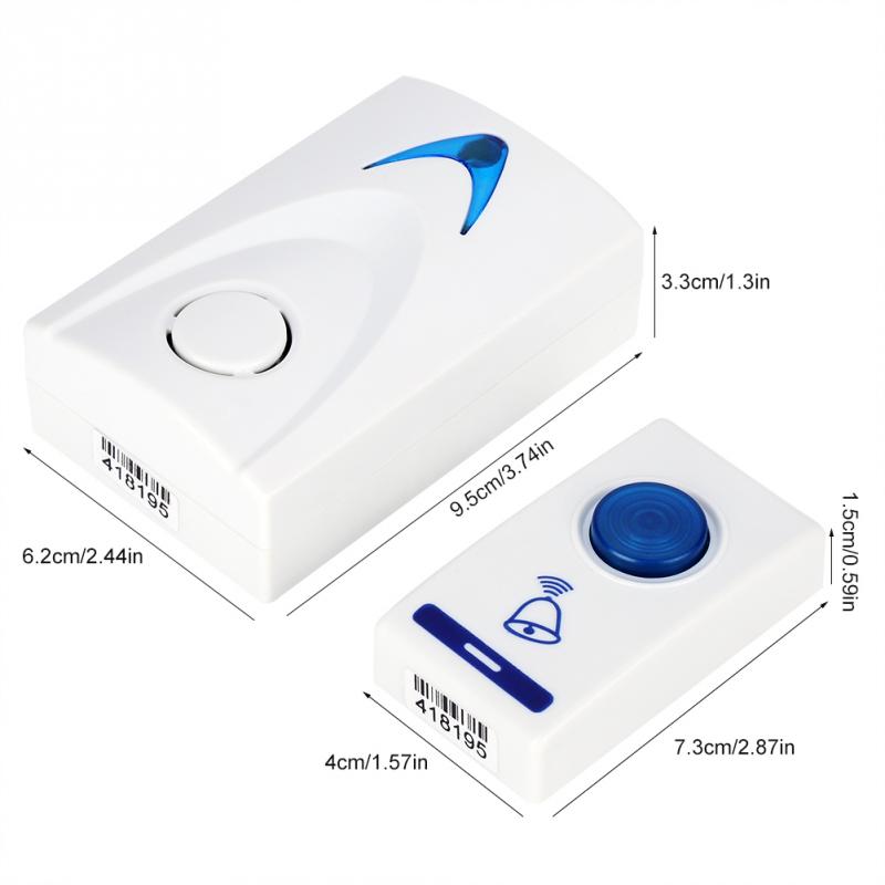 Wireless Music Doorbell Remote Home Door Bell deur... – Vicedeal