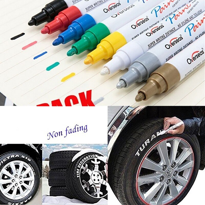 Colorful Waterproof Pen Car Tire Marker Pen Perman... – Vicedeal