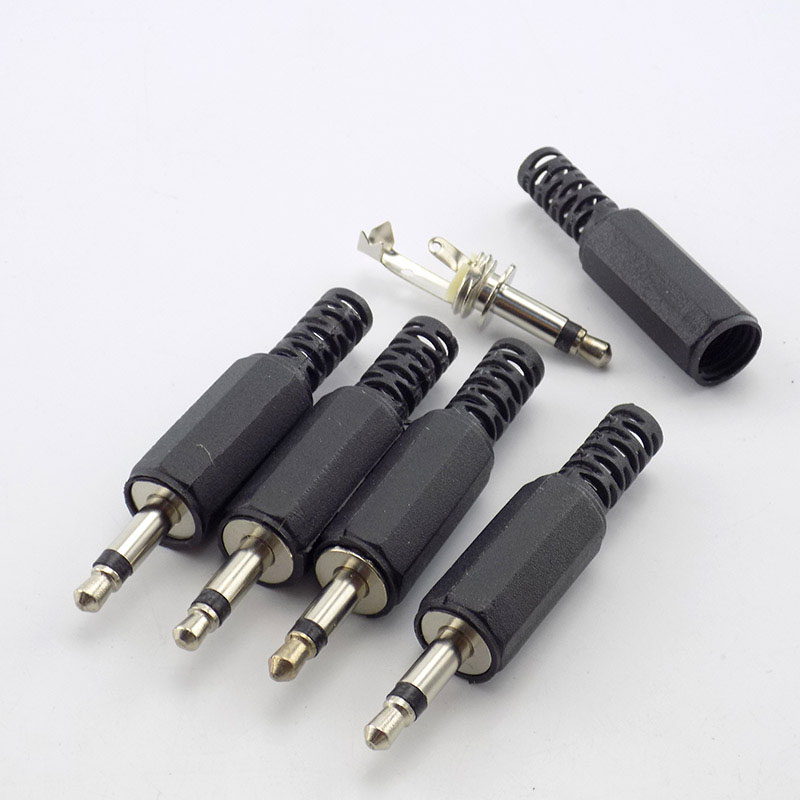 5/10 Uds 3,5mm 2/3 polos conectores de Audio mono ... – Grandado