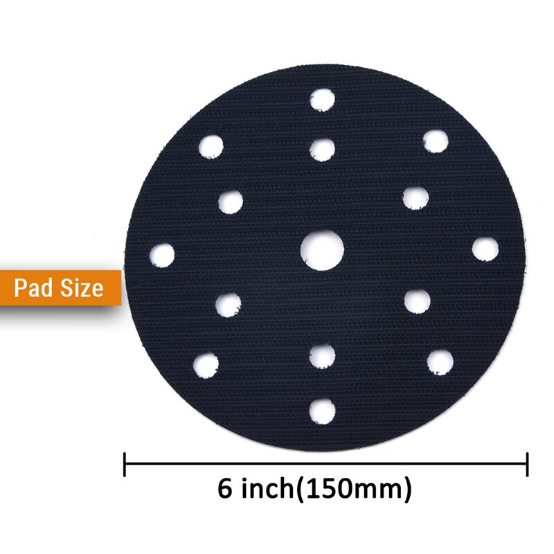 6 Inch Sanding Pad (150mm) 15-hole Ultra-Thin Surf... – Grandado