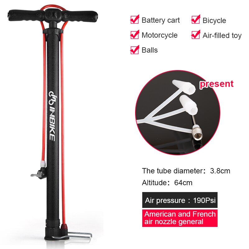 INBIKE Multifunction Bike Pump Bicycle Tire Portab... – Vicedeal