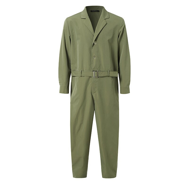Incerun moda masculina carga macacão cor sólida st... – Vicedeal