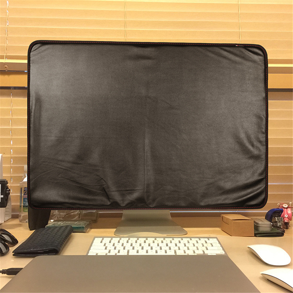 Computer Monitor Dust Cover 21 inch 27 inch Black ... – Grandado