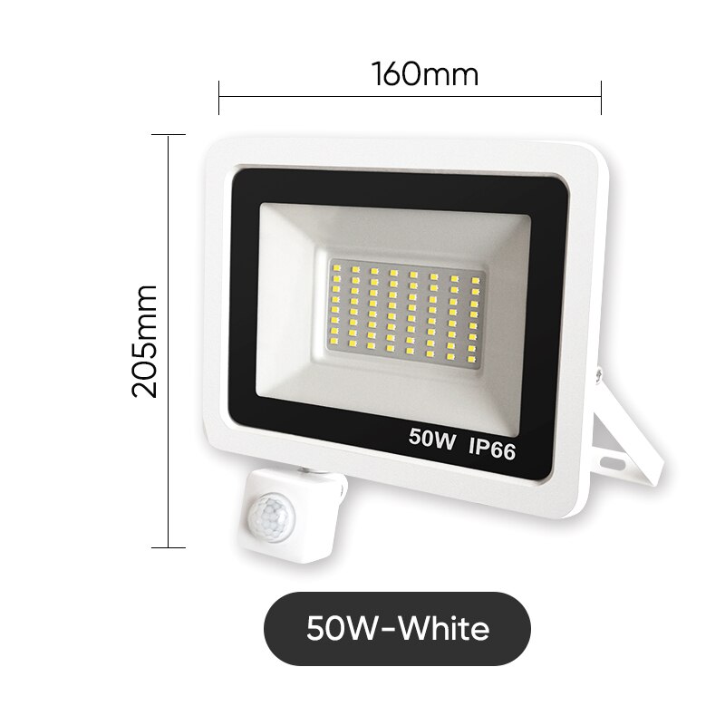 LED Floodlight RIP Motion Sensor IP66 Outdoor Wate... – Grandado