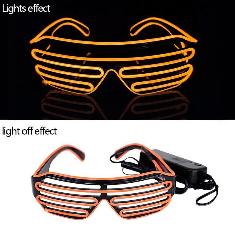 LED Glowing Neon Glasses Halloween Christmas Party... – Vicedeal