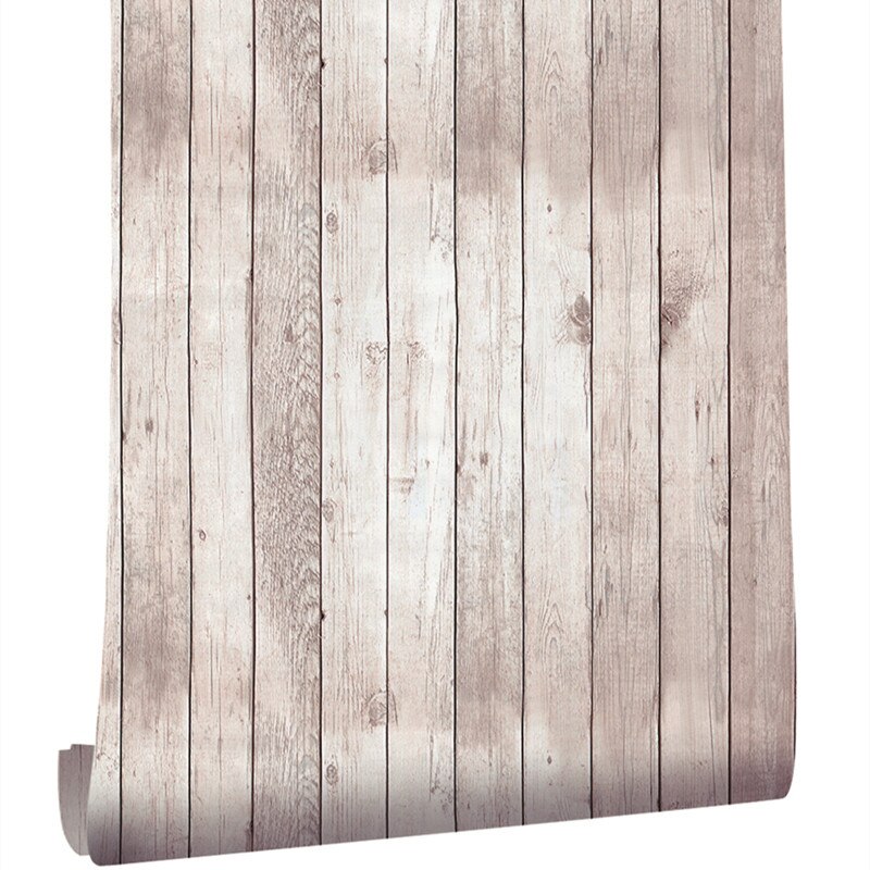 Home Decor 3D PVC Wood Grain Wall Stickers Paper B... – Grandado