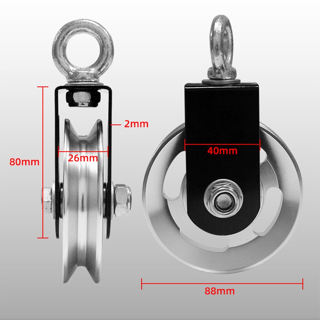 Solid Swivel Katrol Blok Thuis Bouwen Spin Katroll... – Grandado