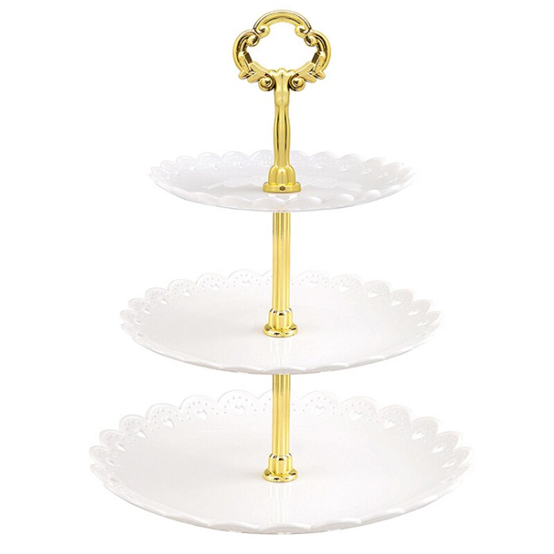 3 Tier Cake Stand Afternoon Tea Wedding Party Tabl... – Grandado