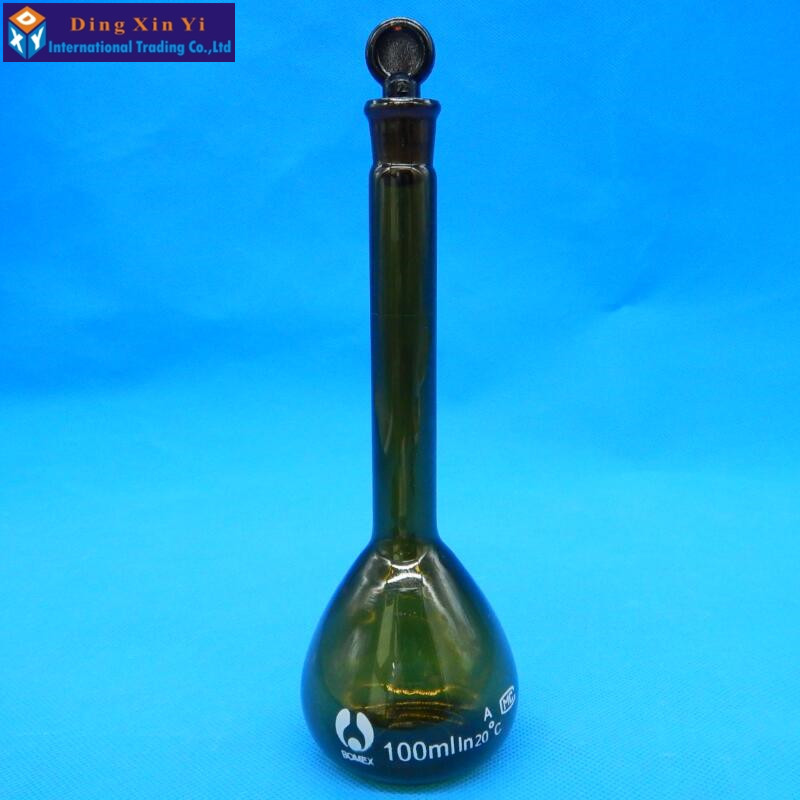100ml brown glass flask volumetric flint glass fla... – Grandado