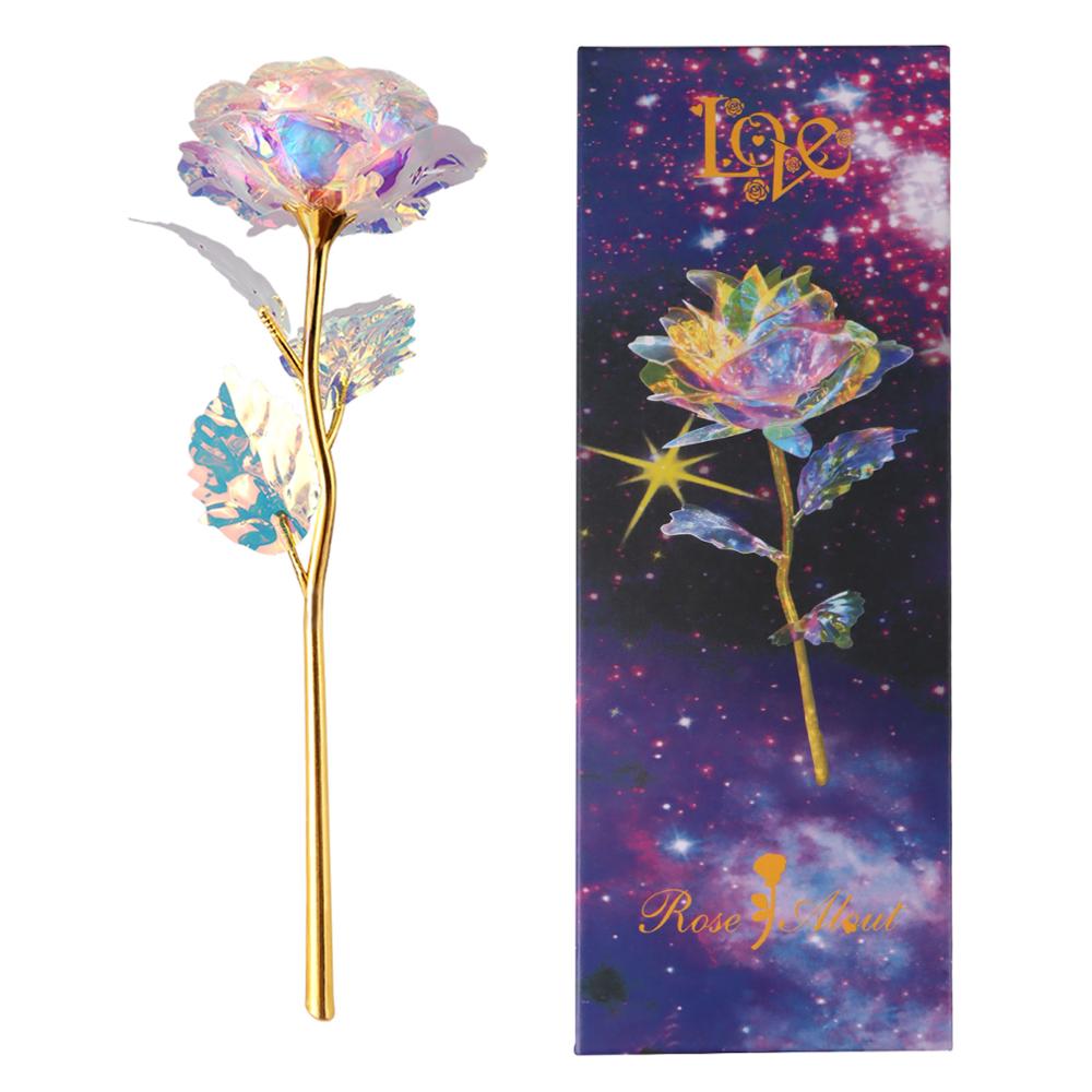 LED Light Beauty and The Beast Rose Gold Foil Flow... – Grandado