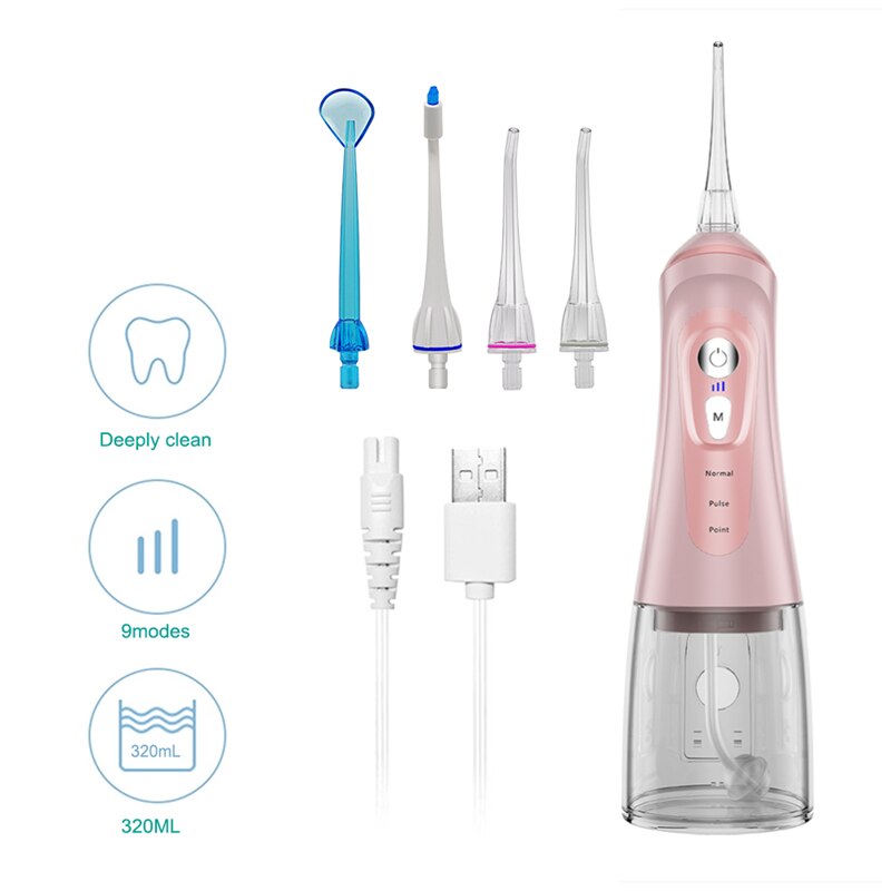 Oral Irrigator USB Rechargeable WaterFlosser Porta... – Grandado